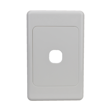 Mech Plate - 2 Gang White - Tech Basha