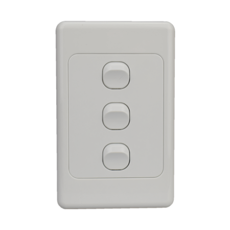 Switch Vertical-3 Gang - Tech Basha